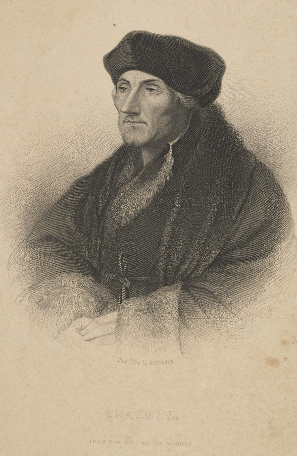 Desiderius Erasmus, 1466 - 1536. Dutch scholar by Henry Robinson ...
