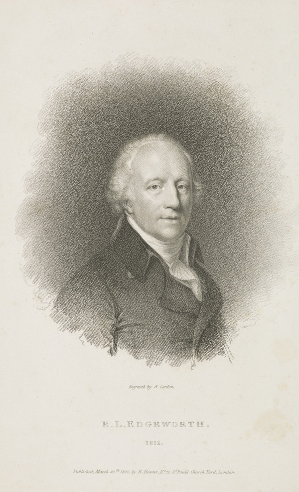 Richard Lovell Edgeworth, 1744 - 1817. English agriculturalist and ...