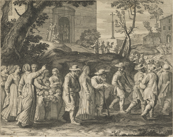 Le Cortege nuptial from the Pastorales by Claudine Bouzonnet | National ...