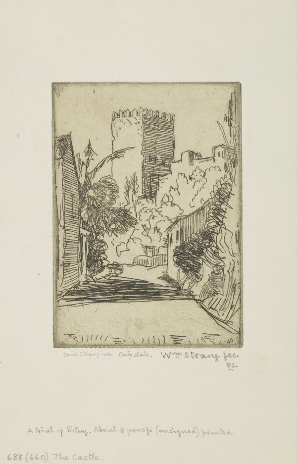 The Castle (Strang No. 688) by William Strang | National Galleries of ...