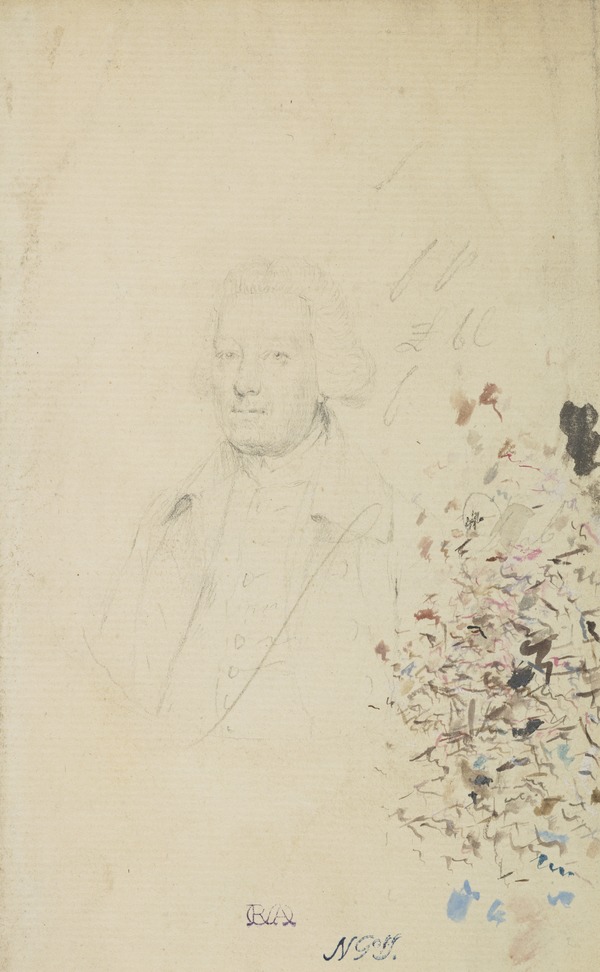 Miniature Drawing of an Elderly Man with White Wig | National Galleries ...