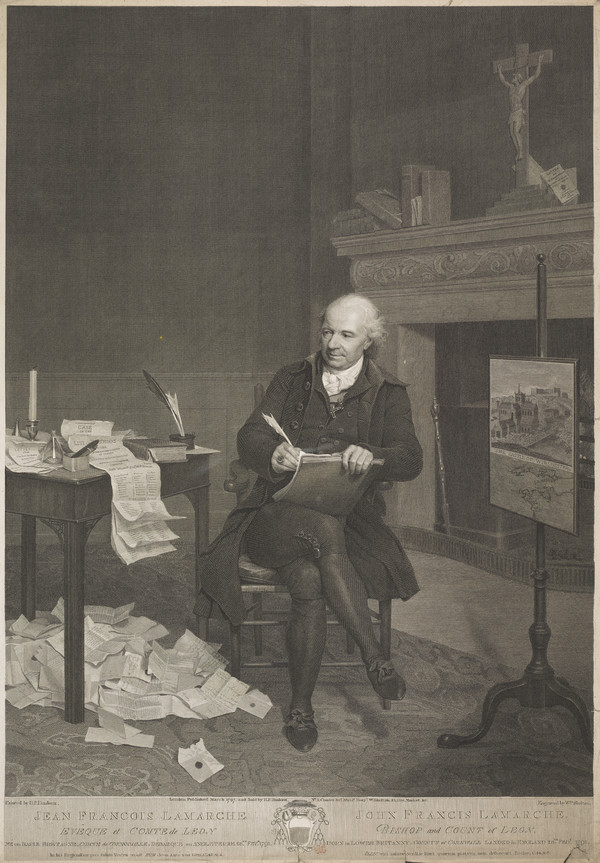 Jean Francois Lamarche, 1729 - 1806. Bishop and Count of Leon by ...