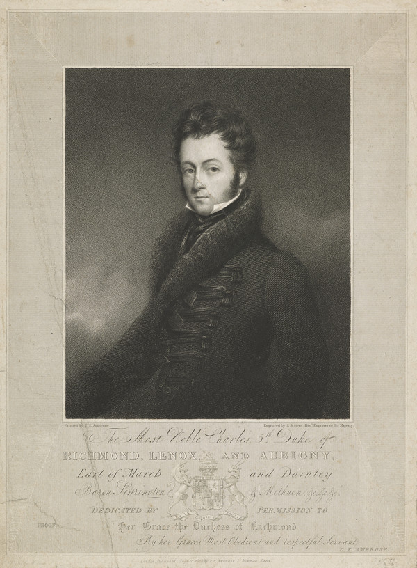 Charles Gordon-Lennox, 5th Duke of Richmond, 1791 - 1860 by Edward ...