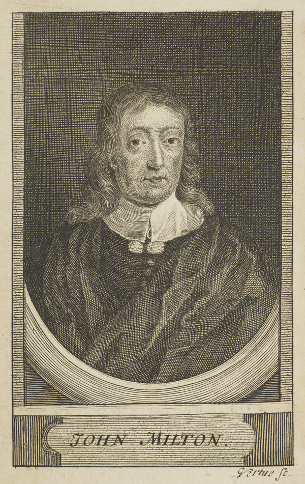 John Milton, 1608 - 1674. Poet and scholar by George Vertue | National ...