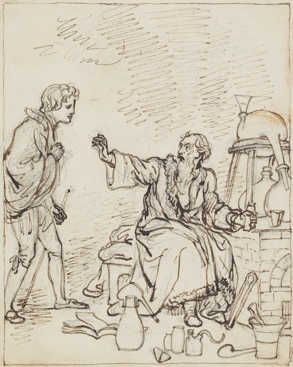 A Young Man Visiting an Alchemist by Robert Smirke | National Galleries ...
