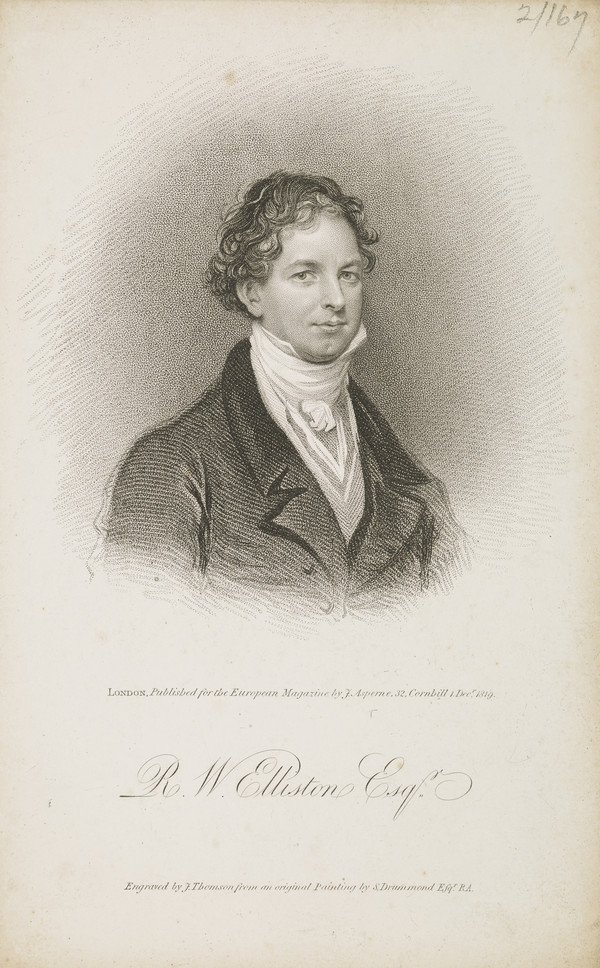 Robert Elliston, 1774 - 1831. English dramatic author and actor by J ...
