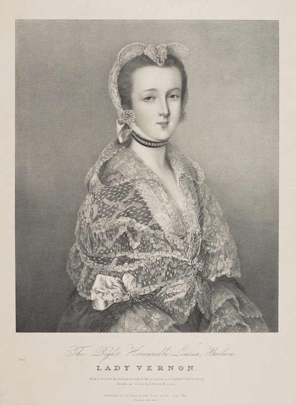 Louisa Barbarina Manel, Lady Vernon, 1732 - 1786 by Edward Morton ...