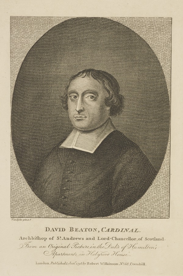 David Beaton, Cardinal Archbishop of St Andrews, 1494 - 1546 | National ...