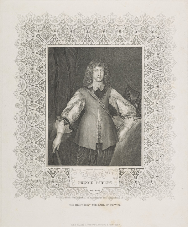 Prince Rupert, 1619 - 1682. Son of Elizabeth of Bohemia by John Cochran ...