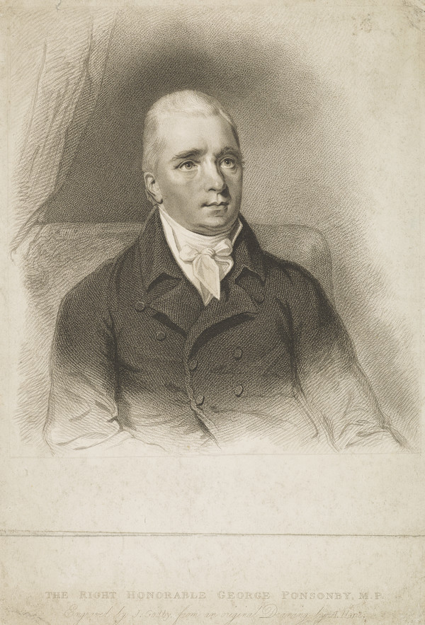 The Right Honourable George Ponsonby, 1755 - 1817. Lord Chancellor of ...