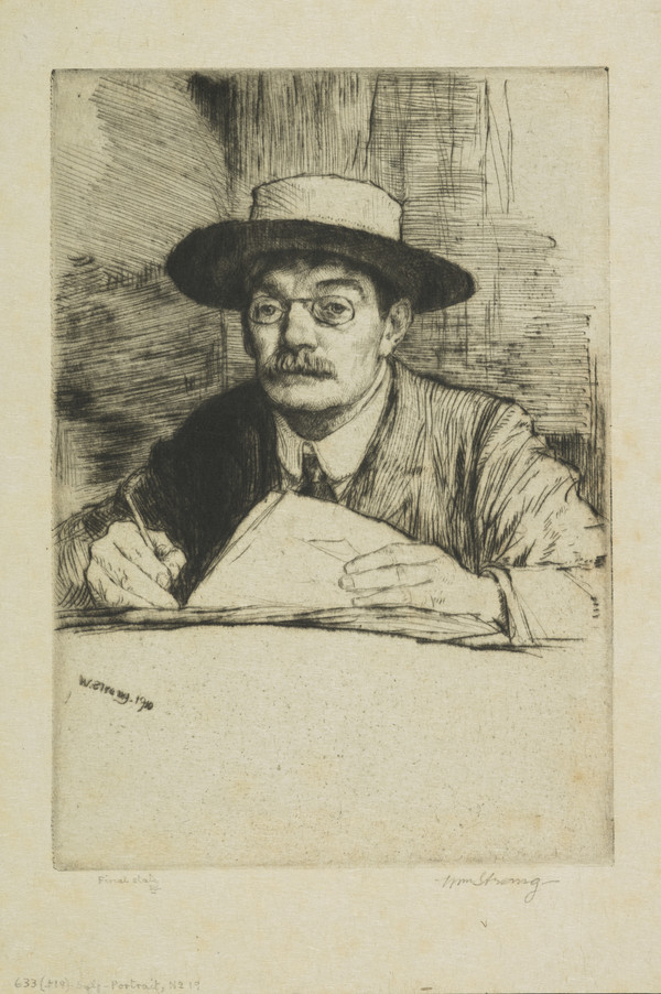 Self-portrait, No. 19 by William Strang | National Galleries of Scotland