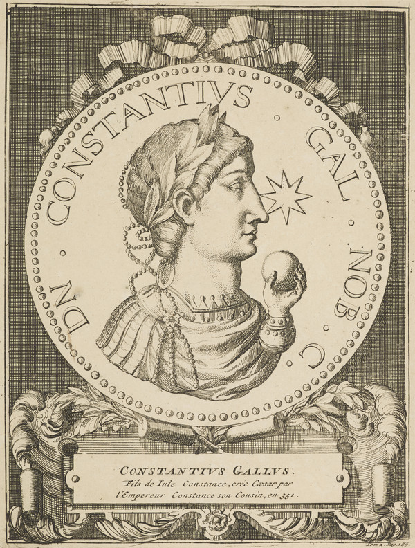 Gallus Caesar (Flavius Claudius Constantius), 325 / 326 - 354. Roman ...