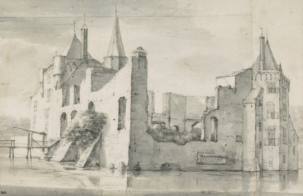 Castle Zuidwijk (or Zuyck) or Obdam by Roelant Roghman | National ...