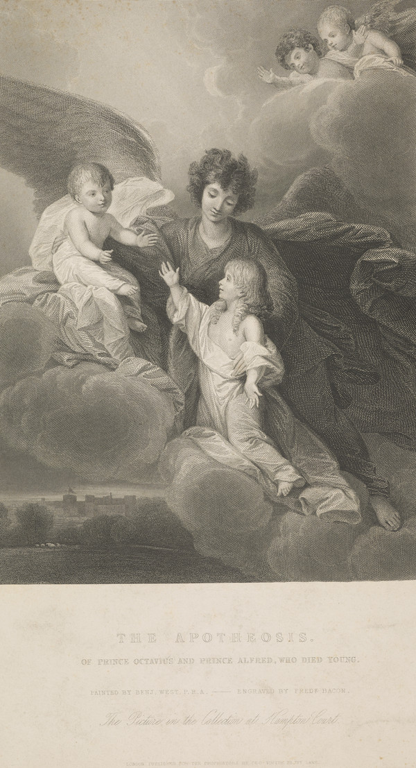 The Apotheosis, of Prince Octavius and Prince Alfred, who Died Young ...