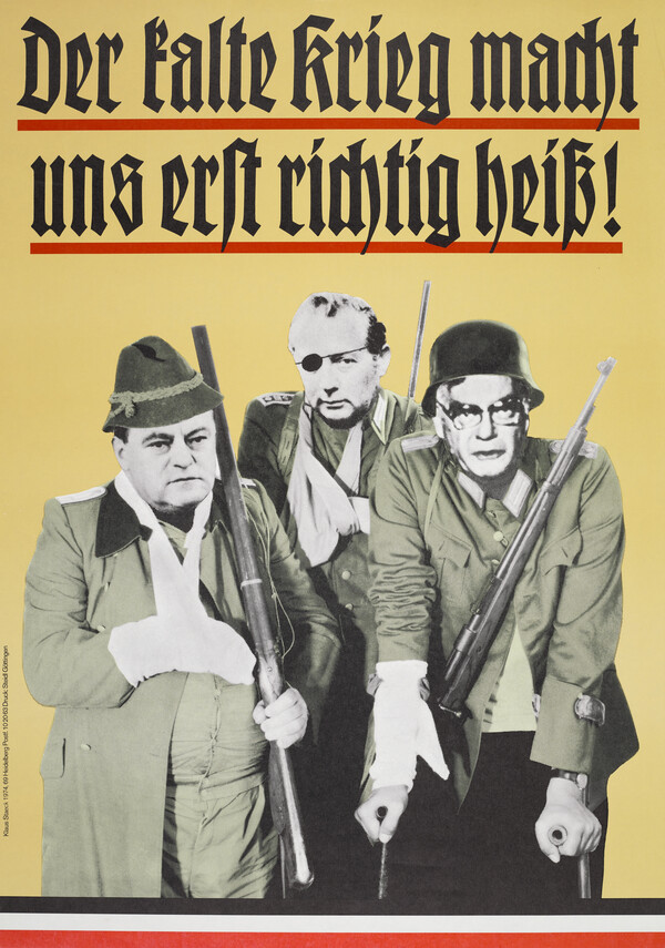 Satirical poster: Cold war (Kalter Krieg) by Klaus Staeck | National ...