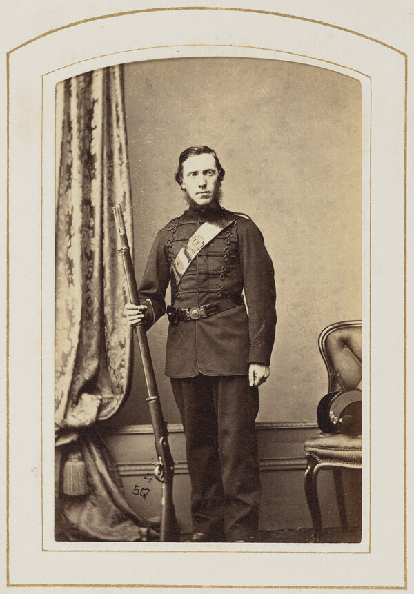 Unidentified man with rifle by George Washington Wilson | National ...