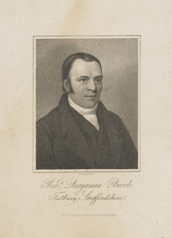 Benjamin Brook, 1776 - 1848. Dissenting minister of Tutbury by Samuel ...