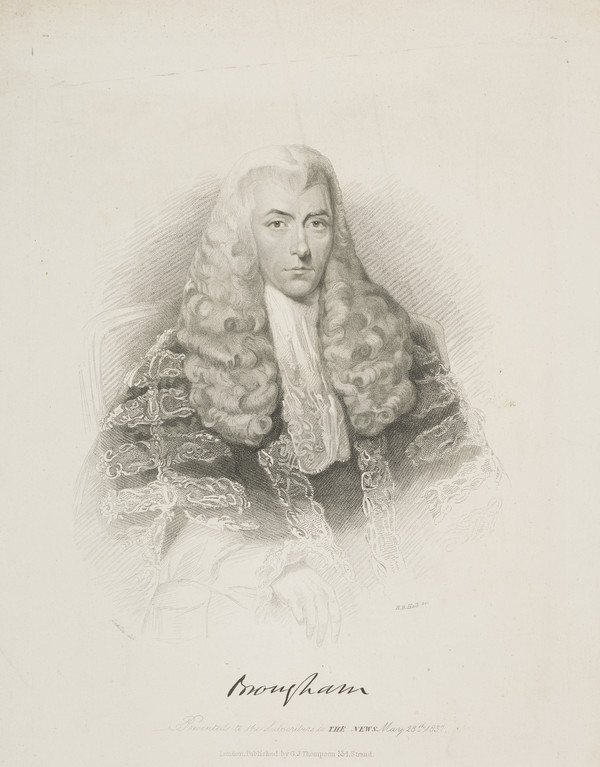 Henry Peter Brougham, 1st Baron Brougham and Vaux, 1778 - 1868 ...