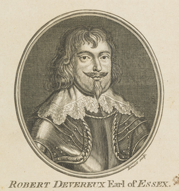 Robert Devereux, 2nd Earl of Essex, 1567 - 1601. Favourite of Queen ...