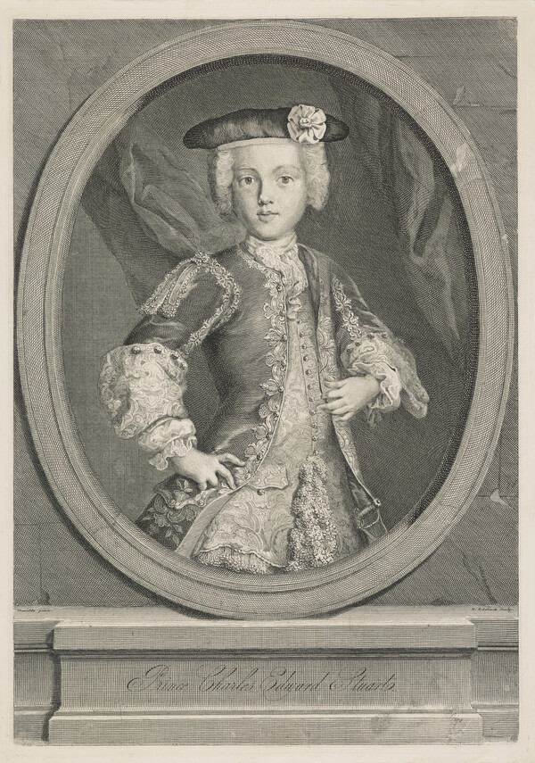 Prince Charles Edward Stuart, 1720 - 1788. Eldest son of Prince James ...