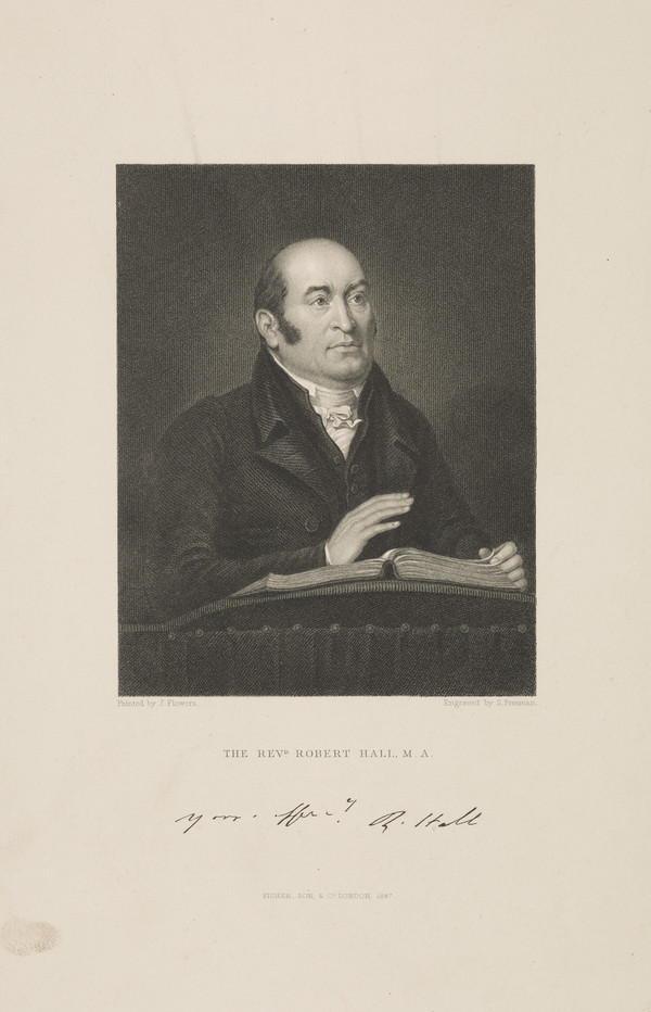 Rev. Robert Hall, 1764 - 1831. Baptist minister, Leicester by Samuel ...