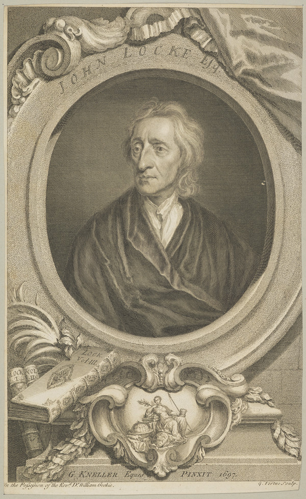 John Locke, 1632 - 1704. Philosopher by George Vertue | National ...