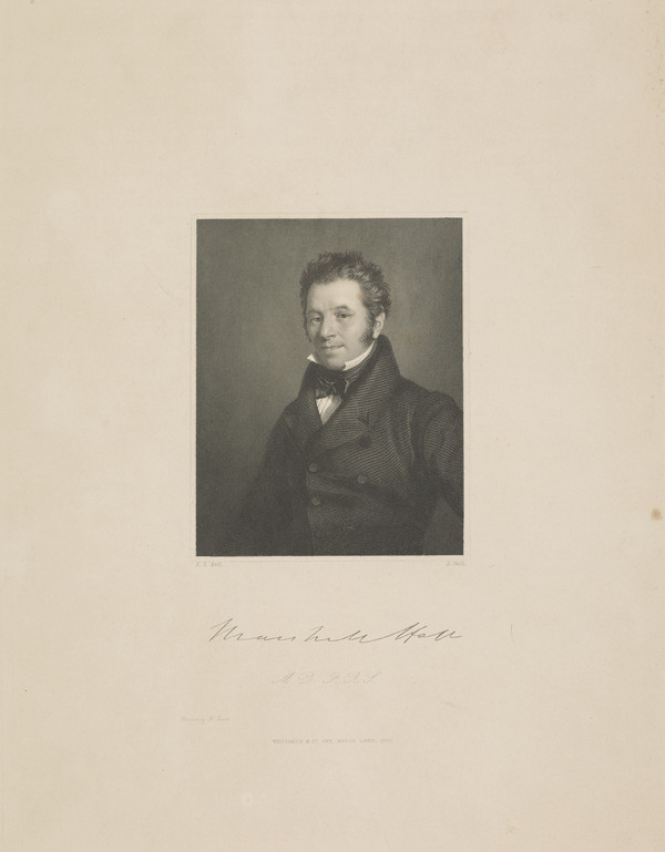 Marshall Hall, 1790 - 1857. Physiologist; son of Robert Hall by J. Holl ...