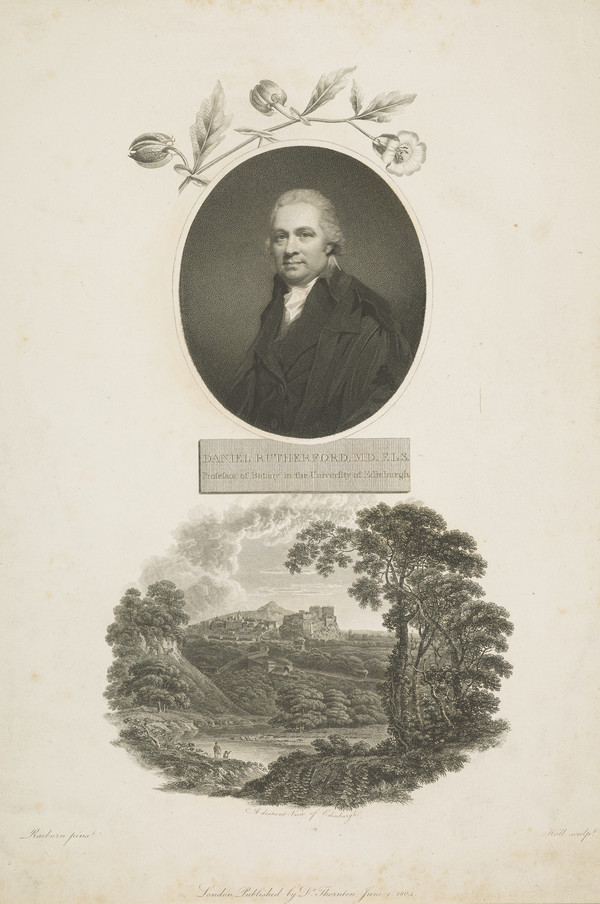 Daniel Rutherford, 1749 - 1819. Professor of Botany, Edinburgh ...