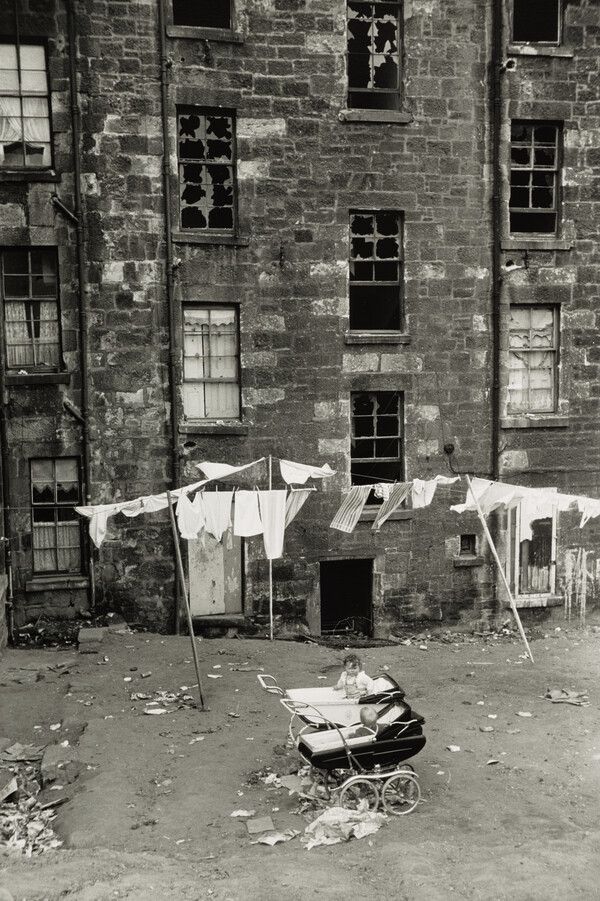 An Eye on the Street, Glasgow 1968 (Prams with washing, wider shot) by ...