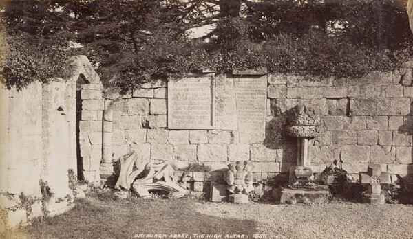 Dryburgh Abbey, the High Altar by James Valentine | National Galleries ...