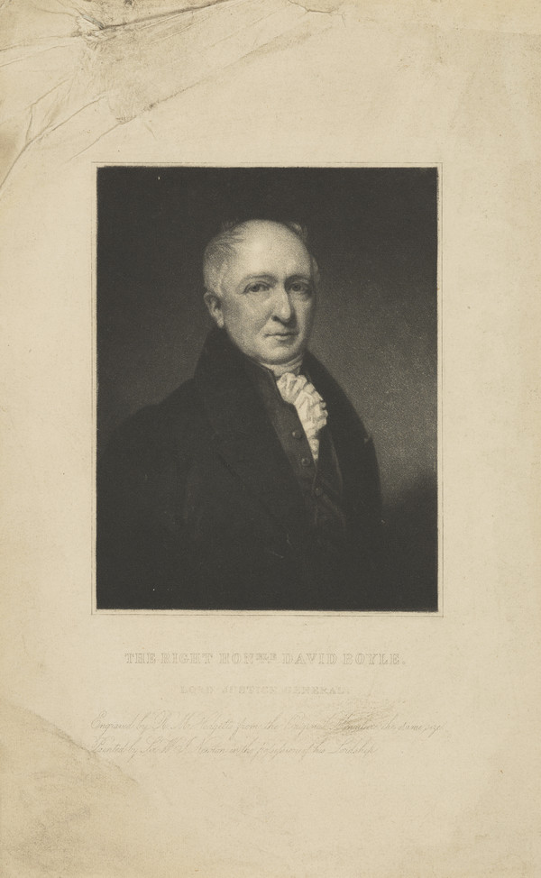 David Boyle, Lord Boyle, 1772 - 1853. Lord President of the Court of ...
