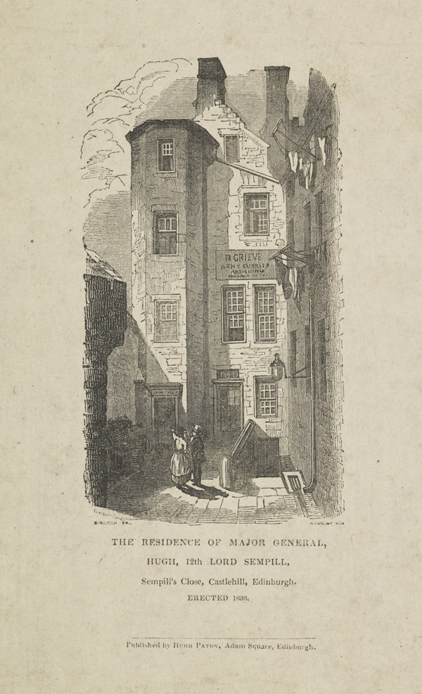 Sempill's House, Castlehill, Edinburgh by H. Dudley | National ...