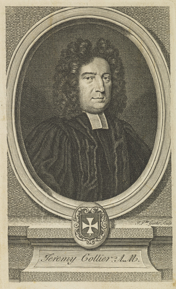 Jeremy Collier, 1650 - 1726. Non-juring divine by Gerard van der Gucht ...
