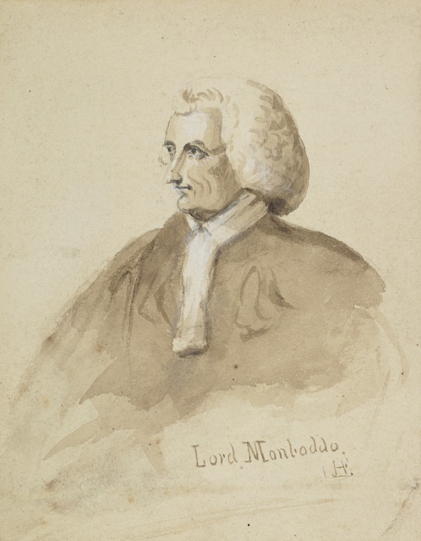 James Burnett, Lord Monboddo, 1714 - 1799. Judge and author | National ...