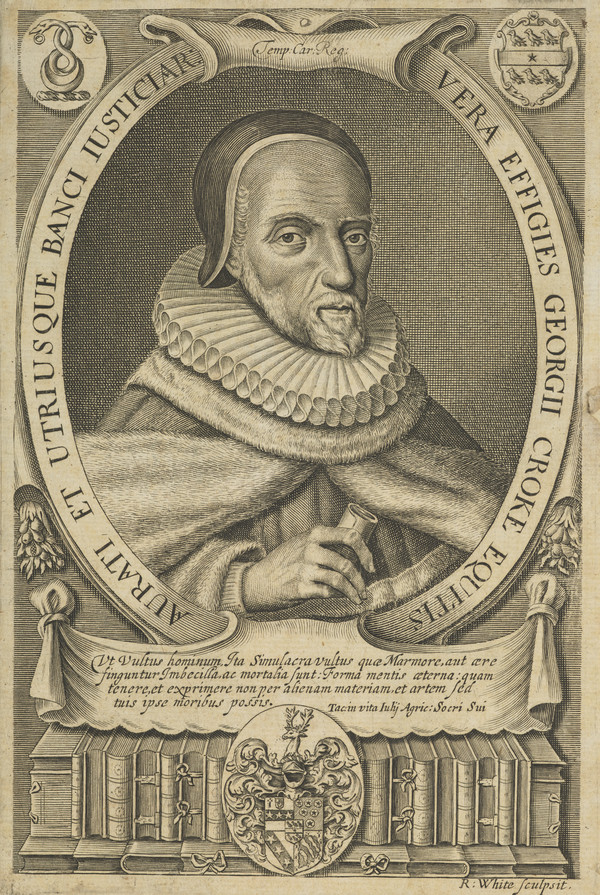 Sir George Croke, 1560 - 1642. Judge by Robert White | National ...