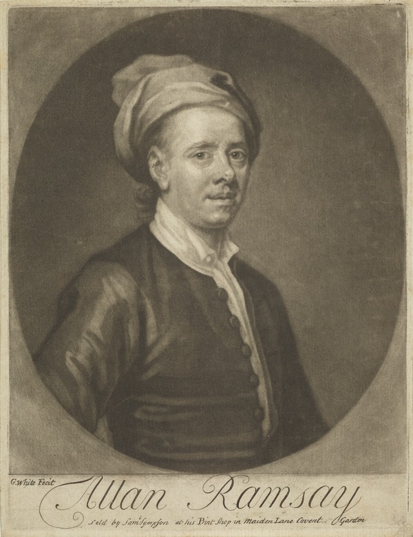 Allan Ramsay, 1684 - 1758. Poet by George White | National Galleries of ...
