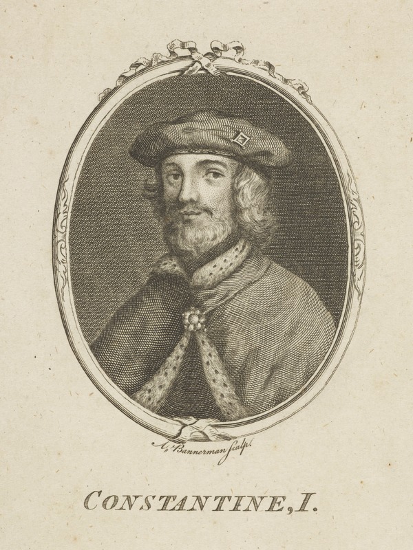 Constantine I, d. 879. King of Alba by Alexander Bannerman | National ...