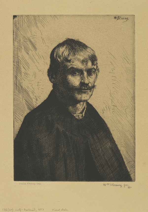 Self-portrait, No. 7 by William Strang | National Galleries of Scotland