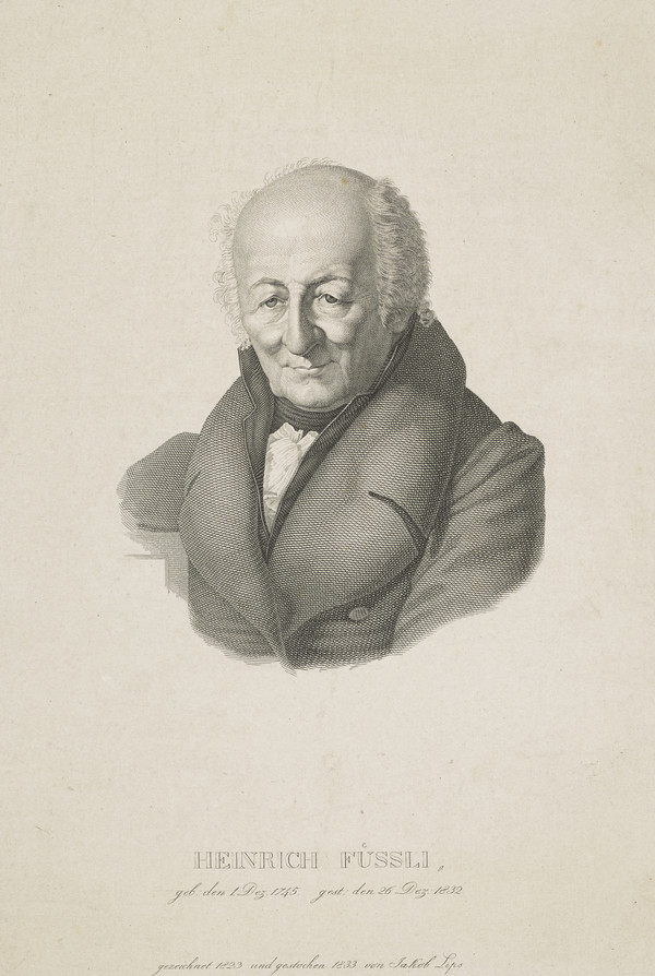 Henry Fuseli (Johann Heinrich Fuessli), 1741 - 1825. Painter and writer ...