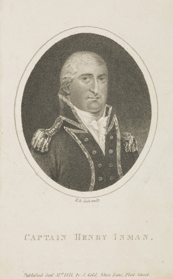 Captain Henry Inman, d. 1809. Royal Navy by Henry Richard Cook ...