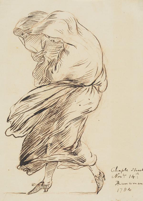 Woman Walking in a Cloak by Alexander Runciman | National Galleries of ...