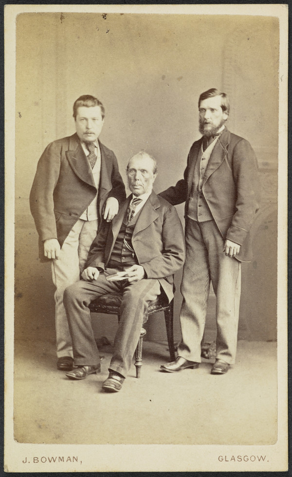 Portrait of Three Men, Glasgow by J. Bowman | National Galleries of ...