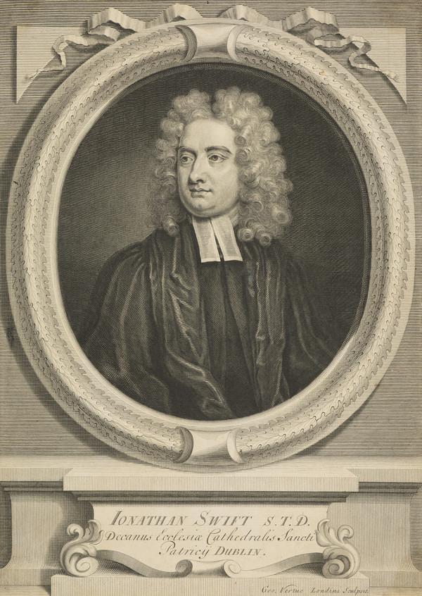 Jonathan Swift, 1667 - 1745. Dean of St Patrick's; satirist by George Vertue | National ...