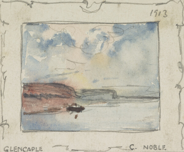 Sunset near Glencaple on Solway by Stanley Cursiter | National ...