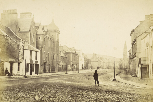 A Street in Peebles by John McGhie | National Galleries of Scotland
