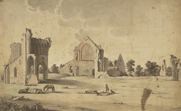 The Ruins of Dryburgh Abbey by Archibald Rutherford | National ...