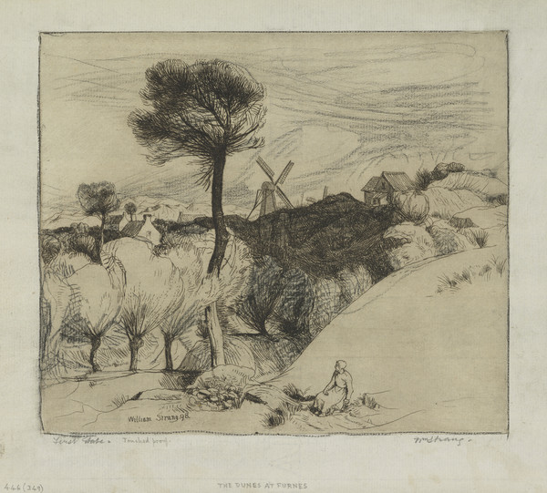 The Dunes at Furnes: Illustration to 'Western Flanders' (Strang No. 446 ...
