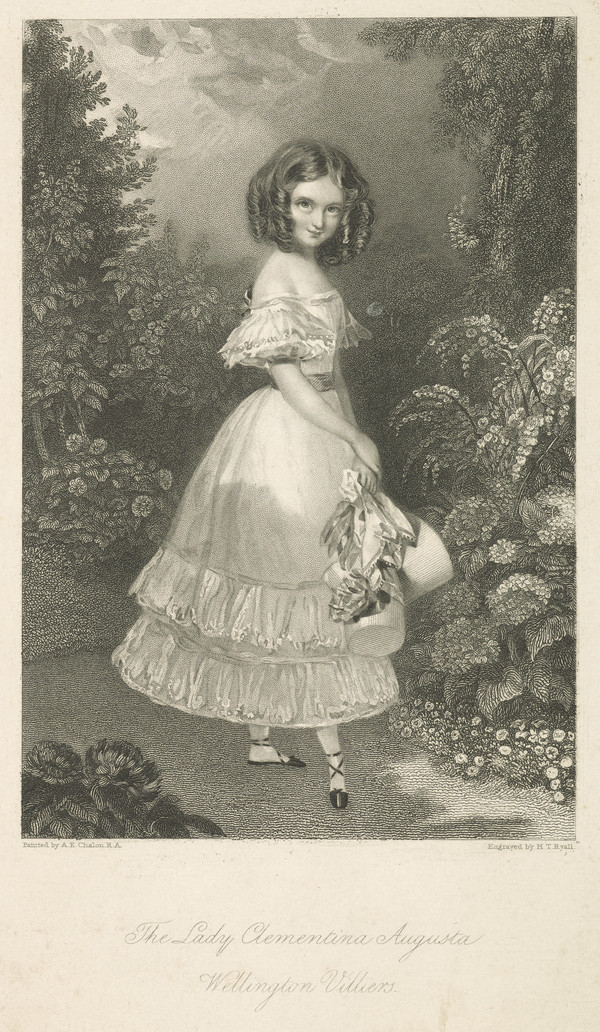 Lady Clementina Augusta Wellington Villiers, 1824 - 1858. Daughter of ...