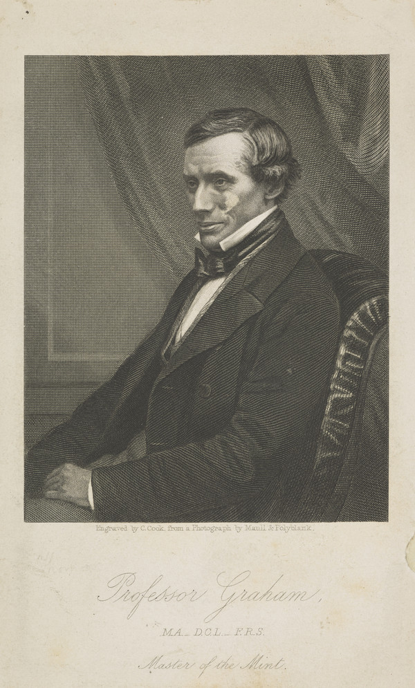 Thomas Graham, 1805 - 1869. Chemist; Master of the Mint by Conrad Cook ...