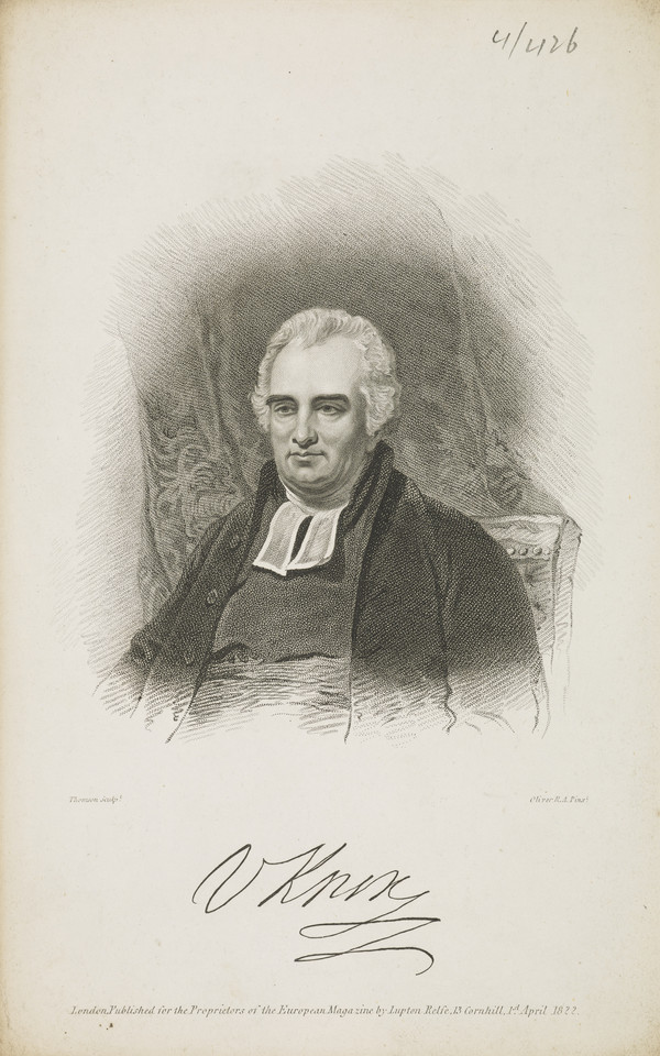 Vicesimus Knox, 1752 - 1821. Master of Tonbridge School by Thomson ...
